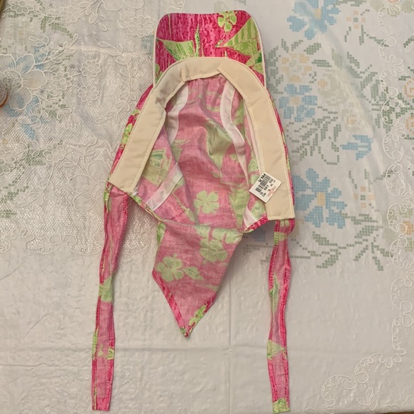 Primark | Accessories | Bright Floral Pink And Green Colored Cap With ...